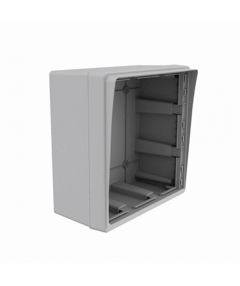 Structure de boite aux lettres murale, gris souris I Signée